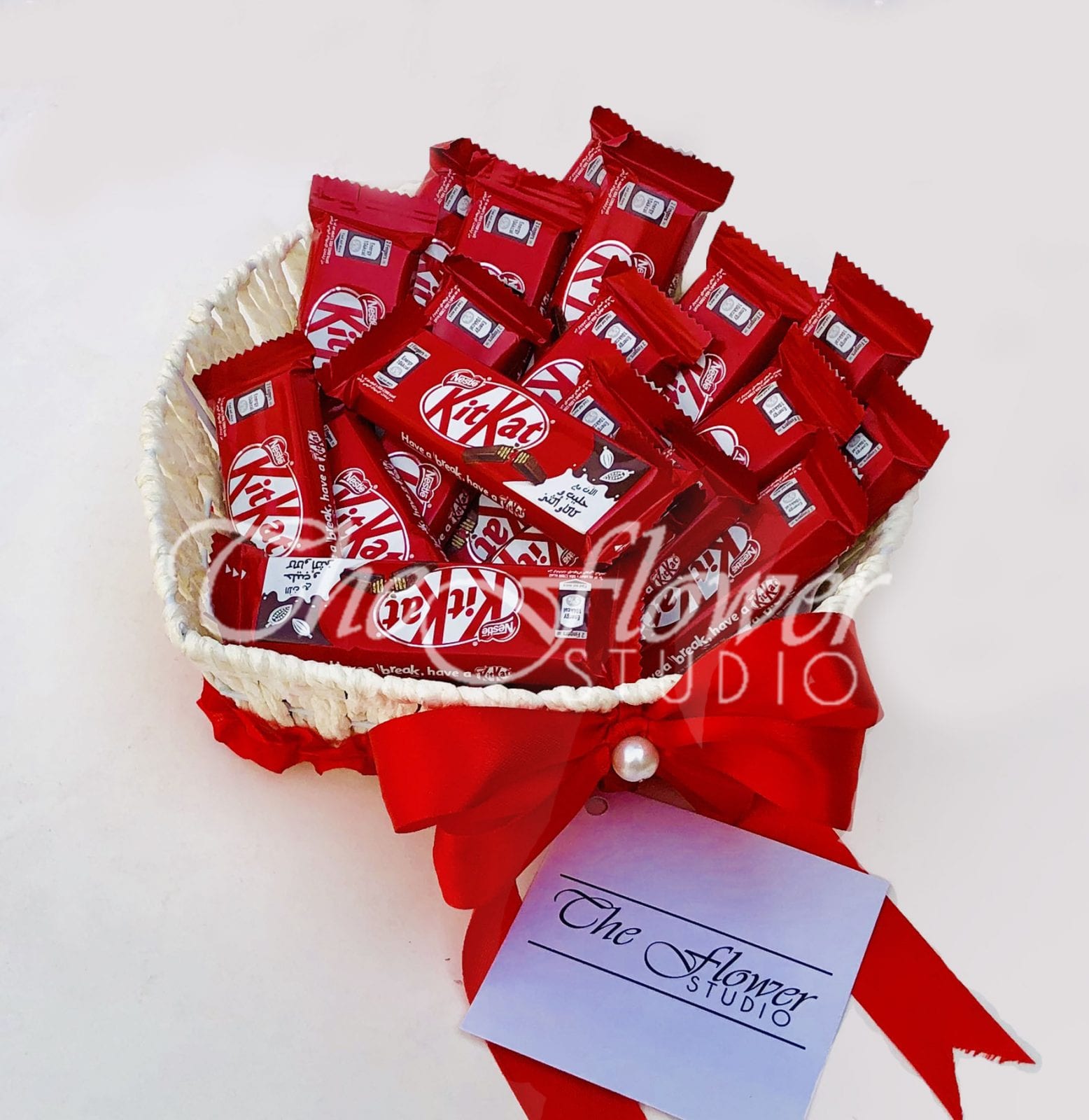 KitKat Heart | Basket Arrangement of Original KitKat Chocolates