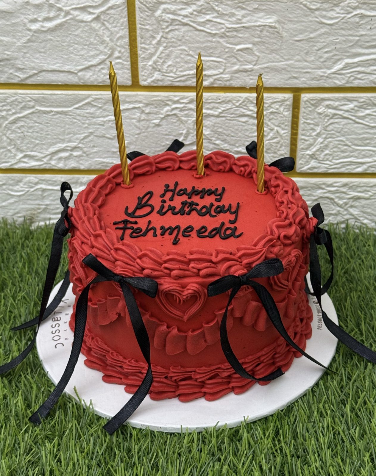 Scarlet Cake - Send Fresh Flowers & Gifts Online - The Flower Studio